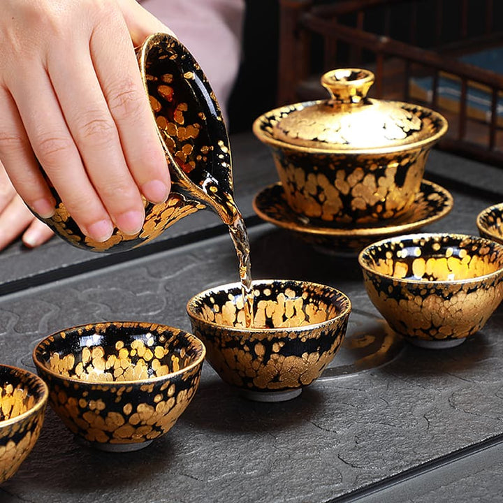 Tenmokus - Handmade Jian Zhan Tenmoku Tea Cups & Bowls